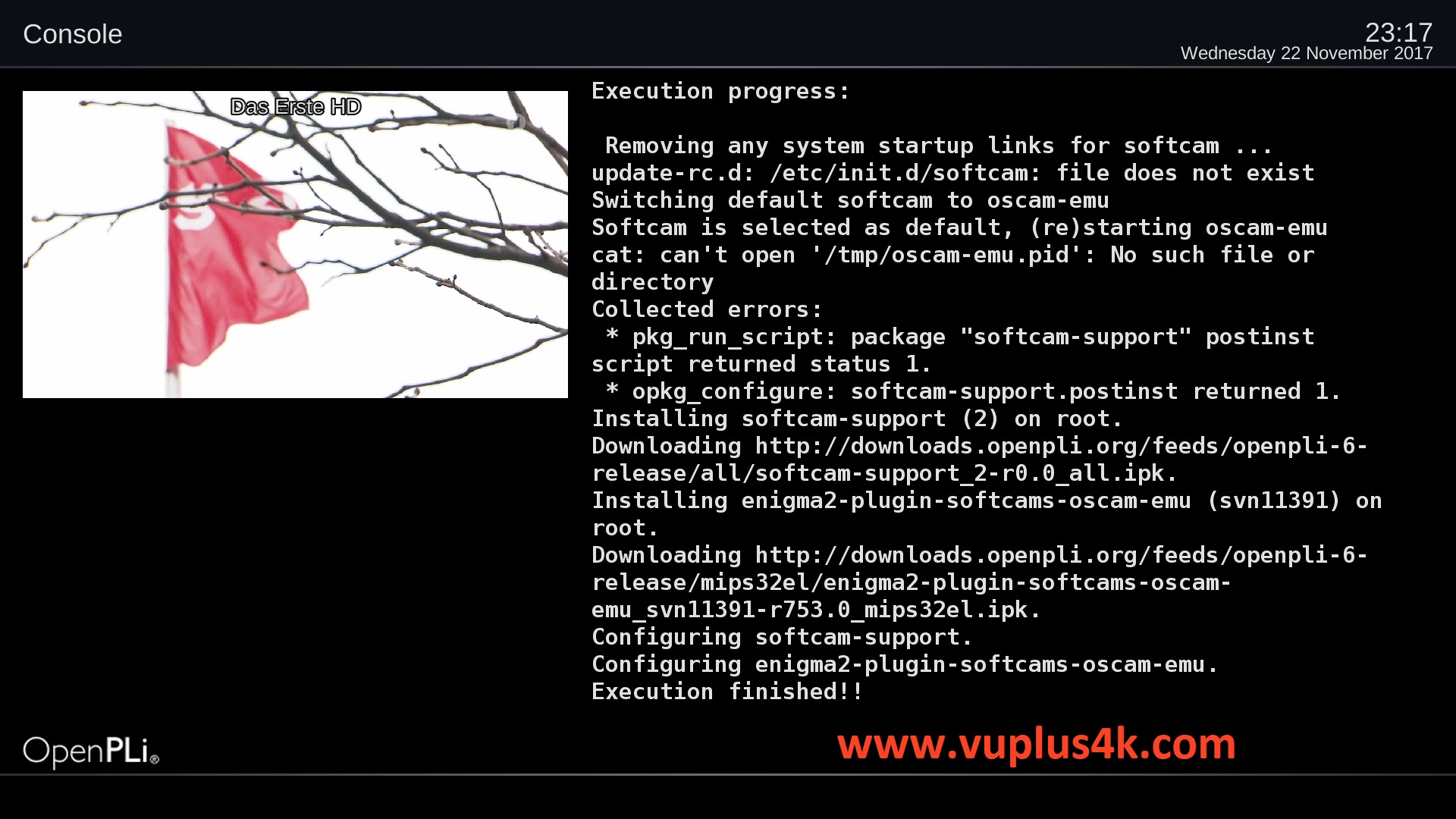 [TUTORIAL] How to install OSCAM on OpenPLi – VUPLUS4K