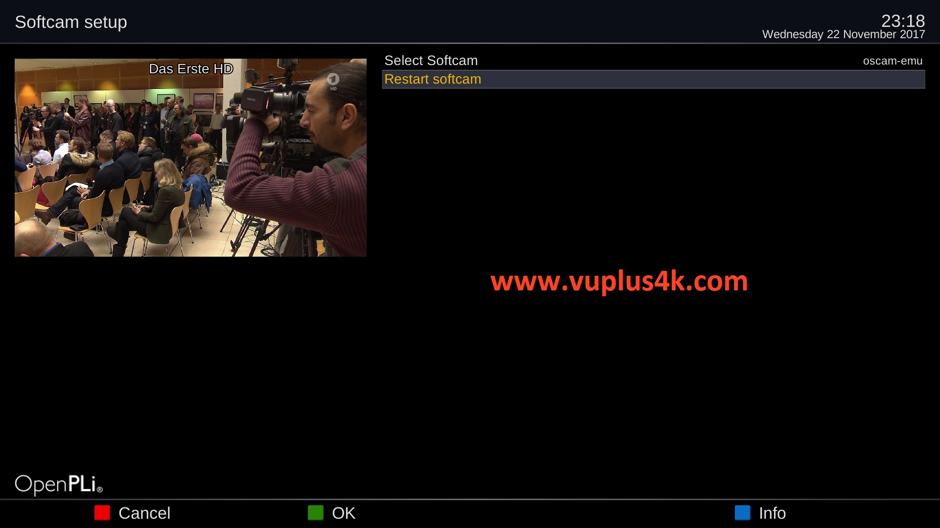 [TUTORIAL] How to install OSCAM on OpenPLi – VUPLUS4K