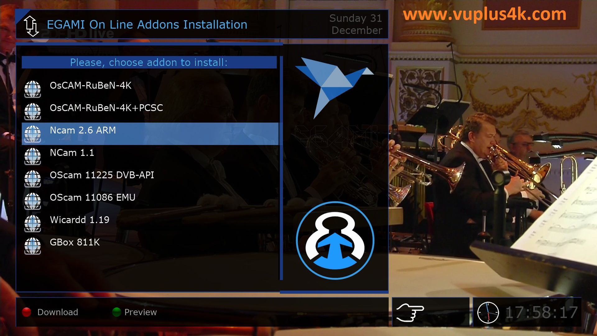 [TUTORIAL] How to install NCAM on EGAMI – VUPLUS4K