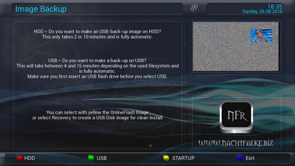 [TUTORIAL] How to make backup on OpenNFR – VUPLUS4K