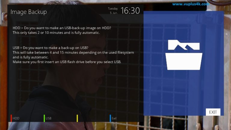 [TUTORIAL] How to make backup on OpenATV – VUPLUS4K