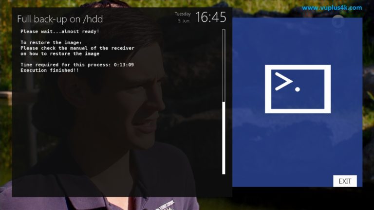 [TUTORIAL] How to make backup on OpenATV – VUPLUS4K
