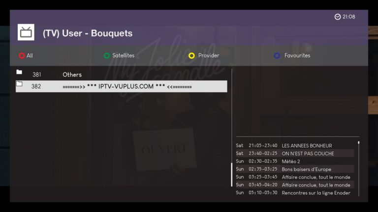 [TUTORIAL] How to install IPTV subscription on VTI – VUPLUS4K