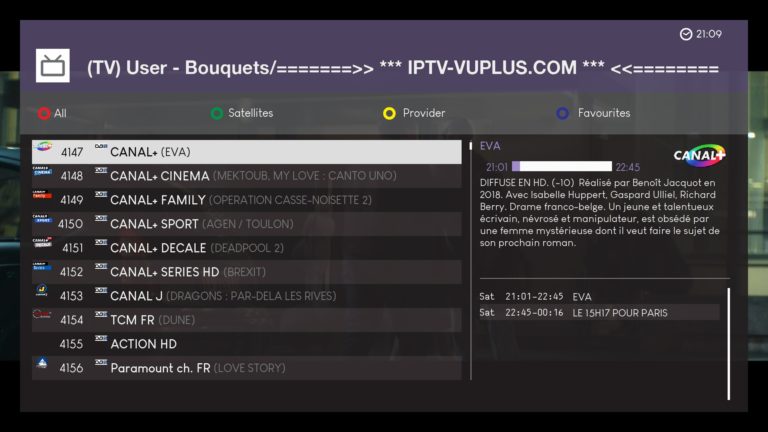 [TUTORIAL] How to install IPTV subscription on VTI – VUPLUS4K