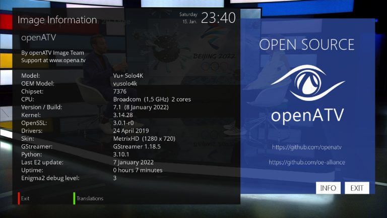 [IMAGE] OpenATV 7.1 for Vuplus ZERO 4K – VUPLUS4K
