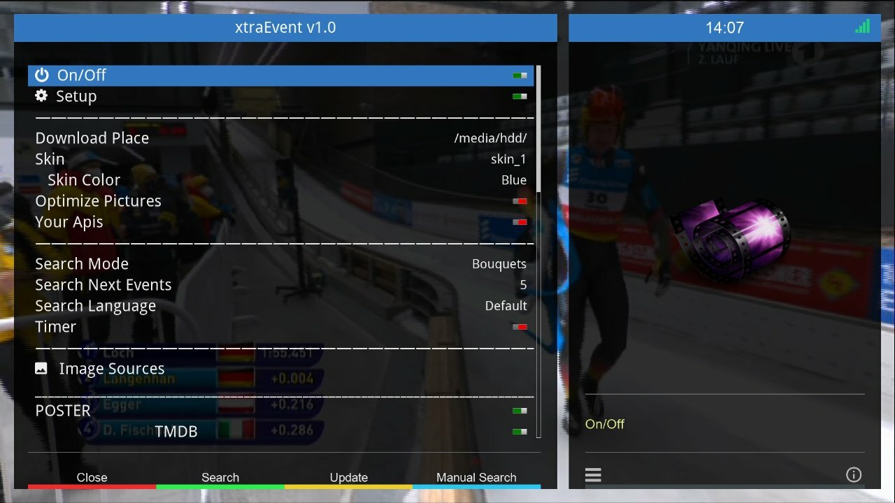 [PLUGIN] xtraEvent – VUPLUS4K